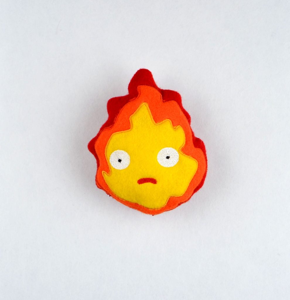 Angry Flame Stuffie – String Theory Fabric Art
