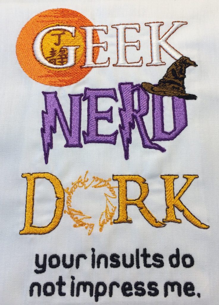 Geek Nerd Dork Fantasy Firefly Variant – String Theory Fabric Art