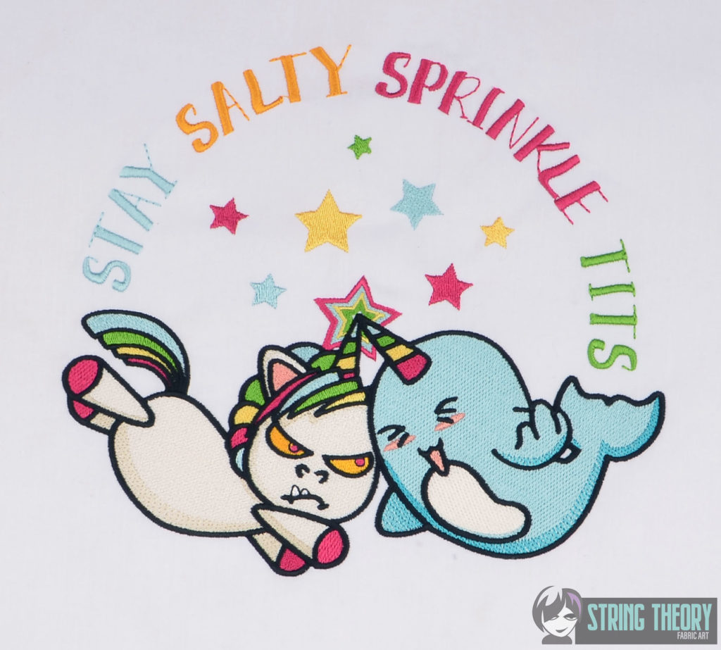 Stay Salty Sprinkle Tits – String Theory Fabric Art