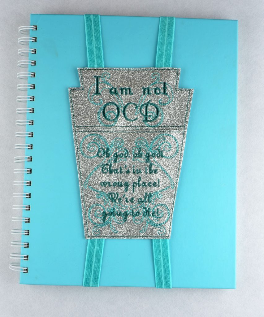 OCD Planner Pocket Planner Band – String Theory Fabric Art