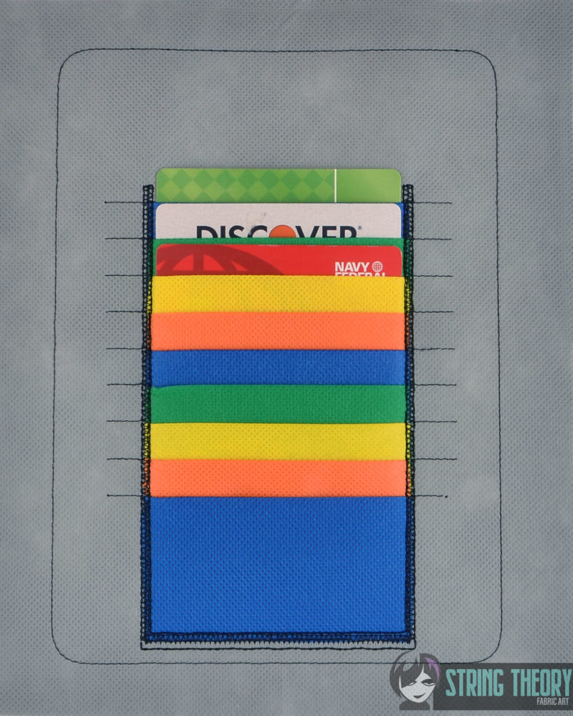 Zip Bag Inserts Horizontal & Vertical, Credit Card & Zip Pocket ...