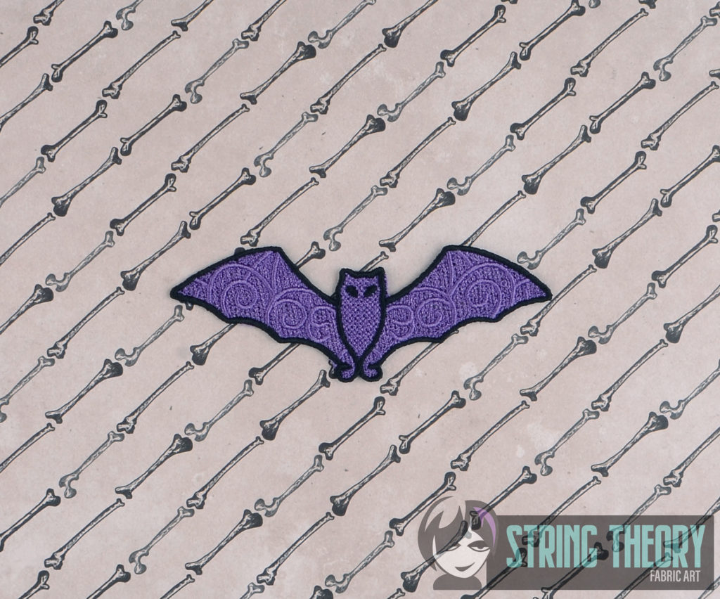 Filigree Bat FSL Ornament – String Theory Fabric Art
