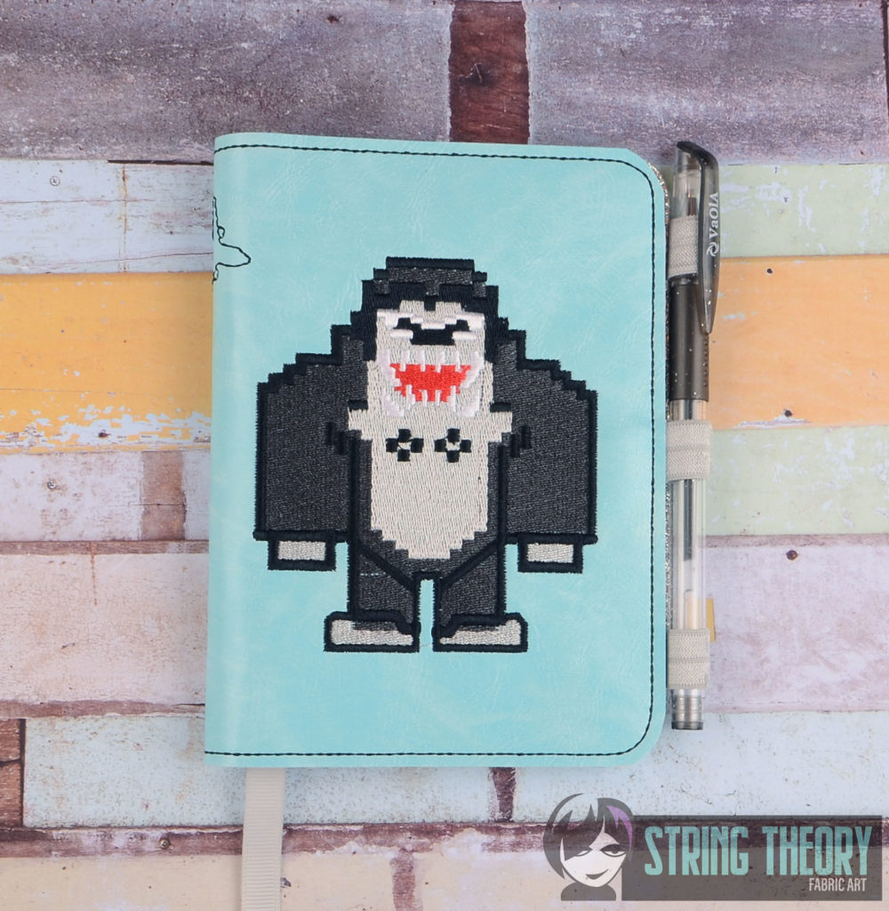 Nipples the 8 Bit Gorilla Notebook Cover – String Theory Fabric Art