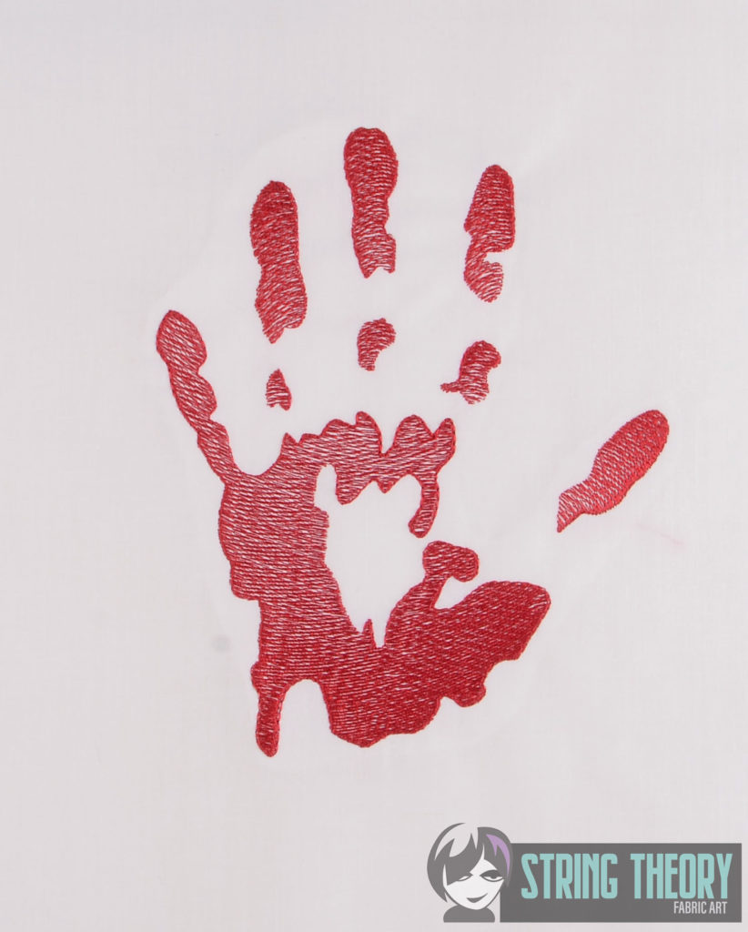 This is my True Crime Documentary Blanket with Set of Bloody Handprints ...