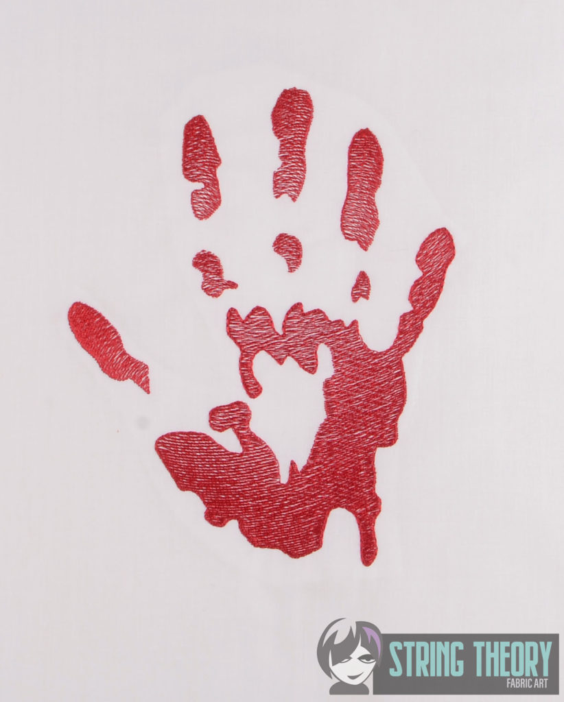 This is my True Crime Documentary Blanket with Set of Bloody Handprints ...