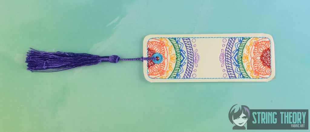 Rope Fractal Bookmark – String Theory Fabric Art