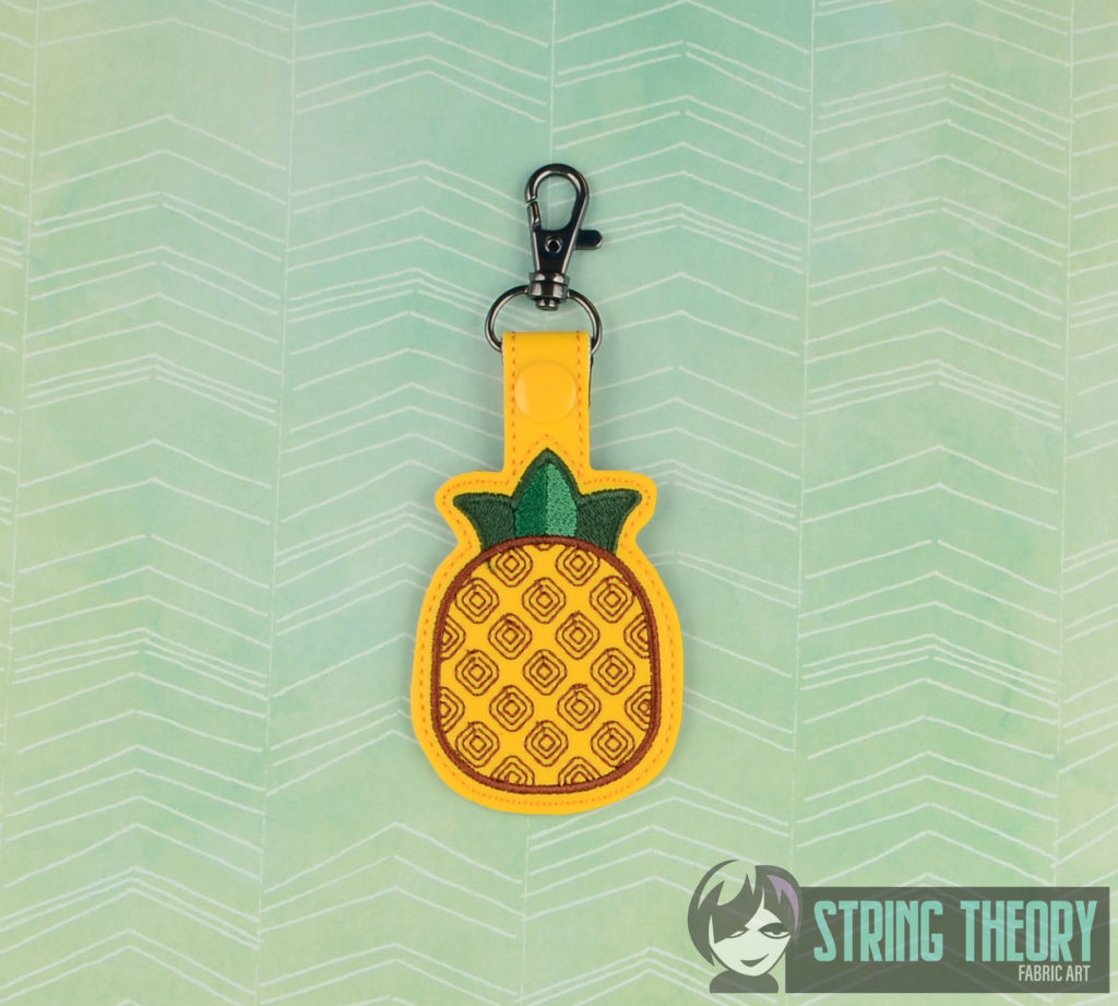 Pineapple – String Theory Fabric Art