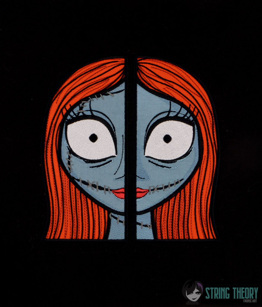 Patch Girl Appliqué Split – String Theory Fabric Art