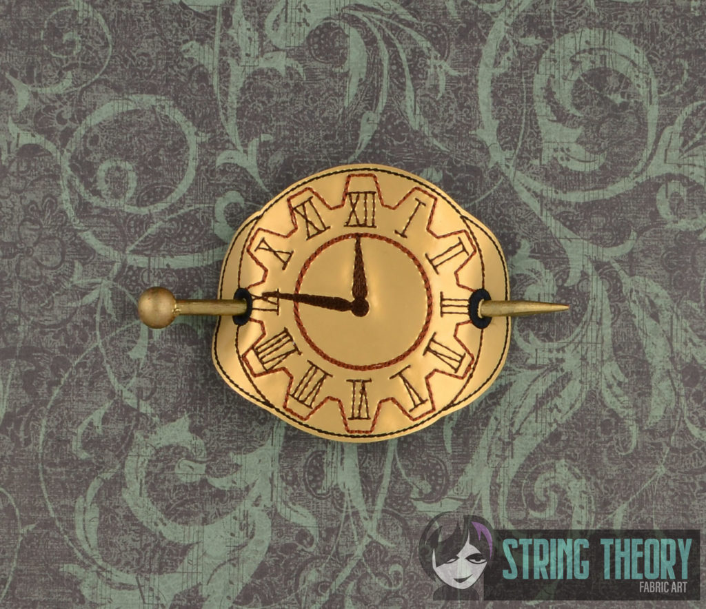 Antique Pocket Watch – String Theory Fabric Art