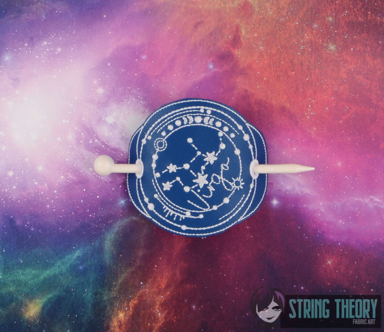 Virgo Constellation – String Theory Fabric Art