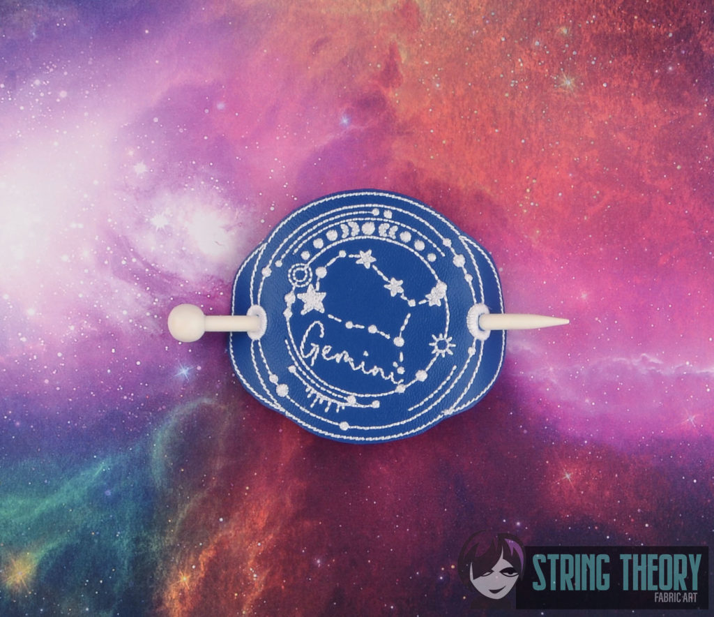 Gemini Constellation – String Theory Fabric Art