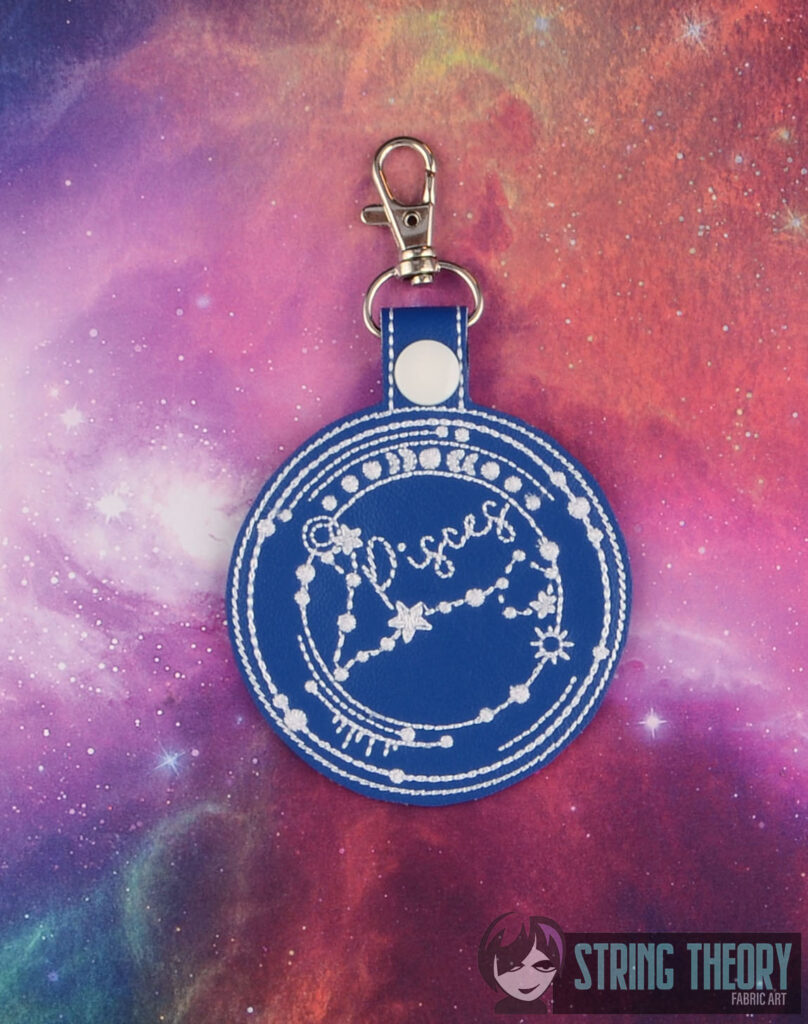 Pisces Constellation – String Theory Fabric Art