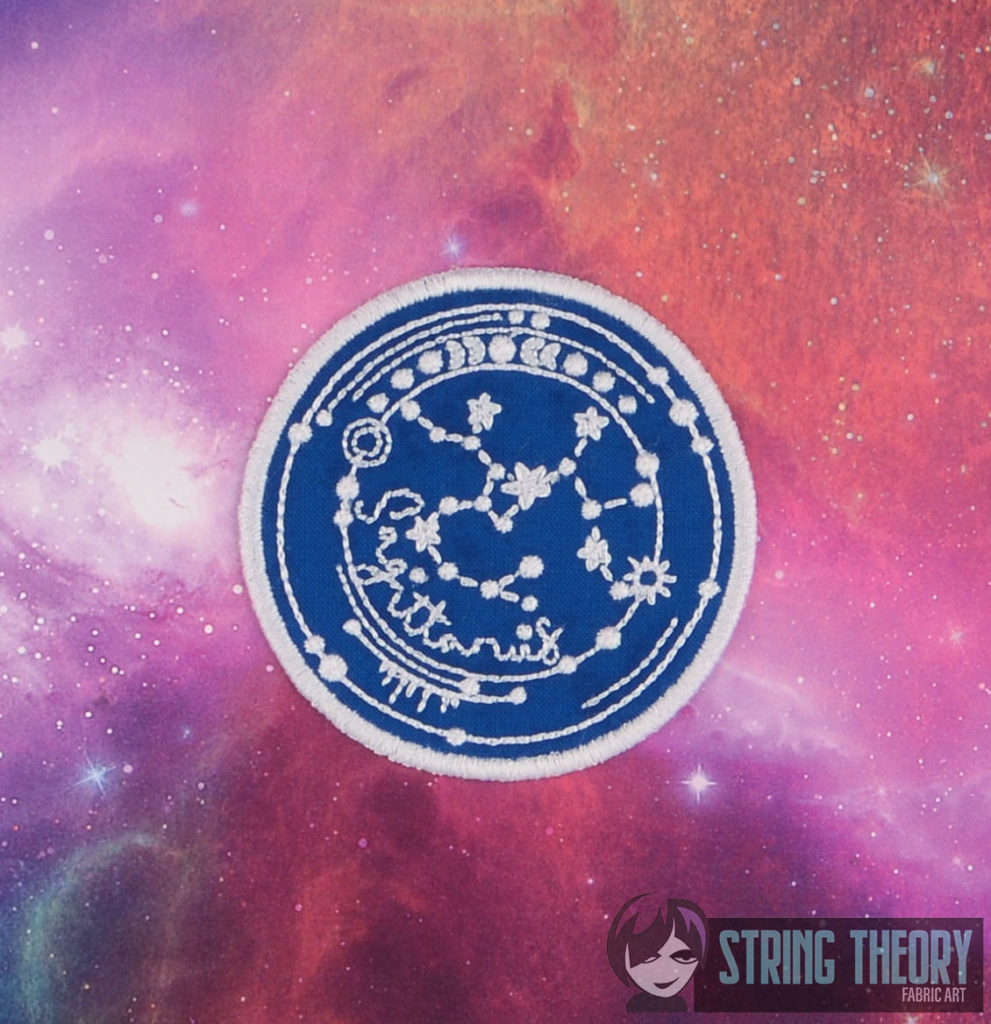 Sagittarius Constellation – String Theory Fabric Art