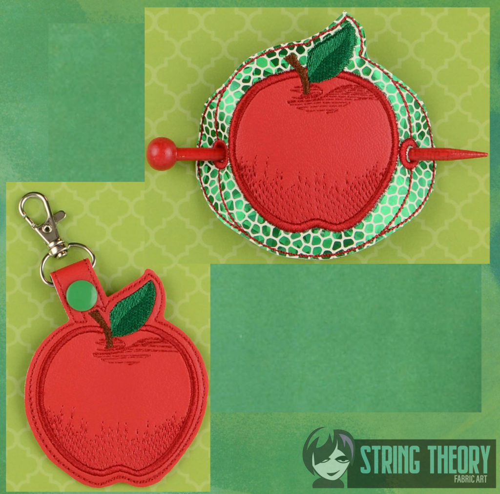 Apple – String Theory Fabric Art