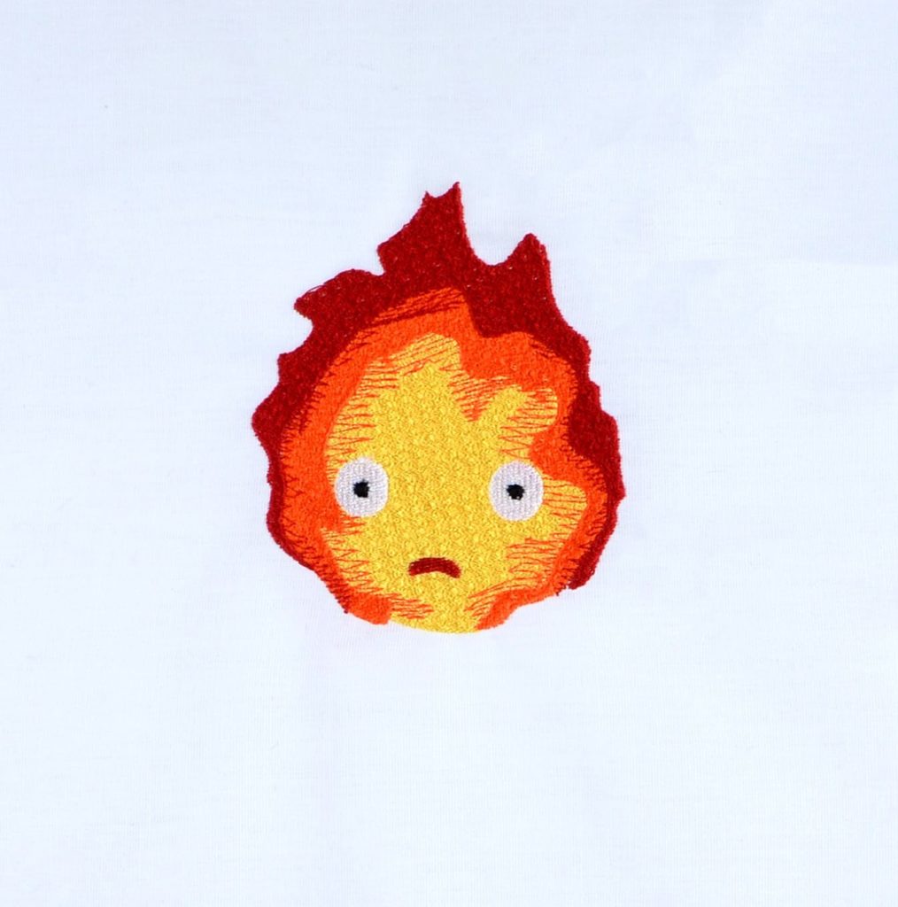 Angry Flame Passive Fire Demon – String Theory Fabric Art