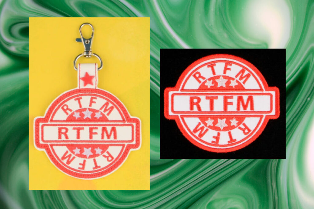 RTFM – Read The Fucking Manual – String Theory Fabric Art