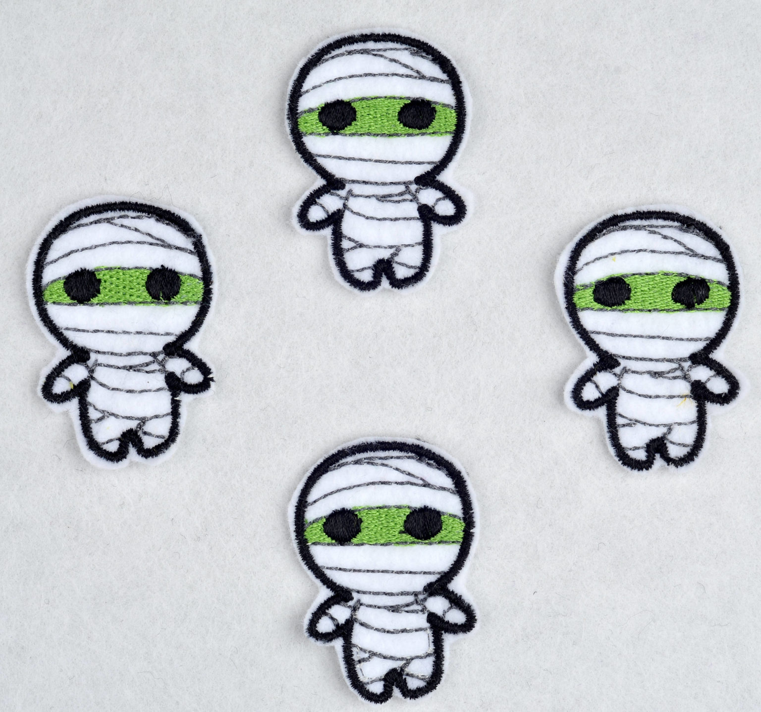 Chibi Mummy – String Theory Fabric Art