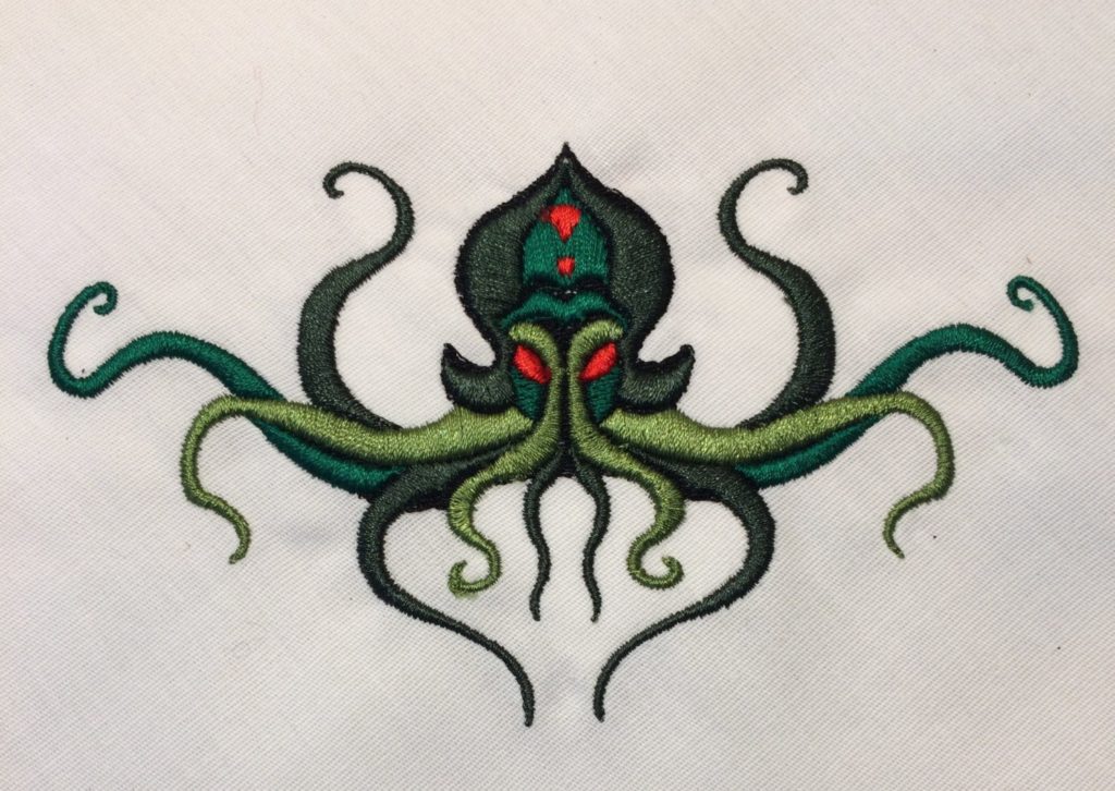 Cthulhu – String Theory Fabric Art