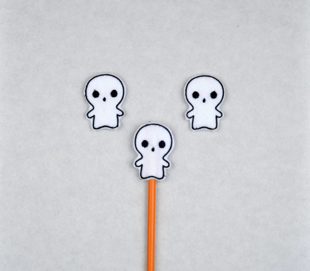 Chibi Ghost – String Theory Fabric Art