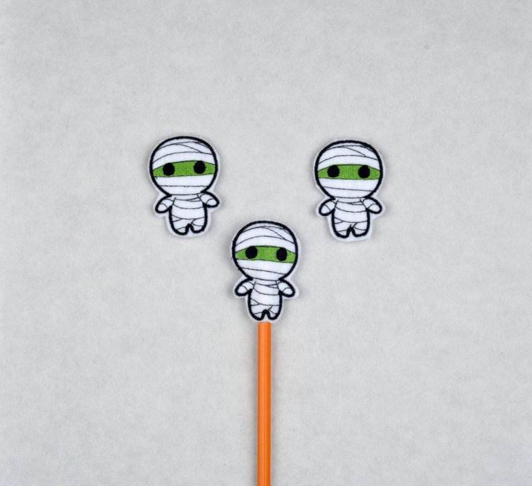 Chibi Mummy – String Theory Fabric Art