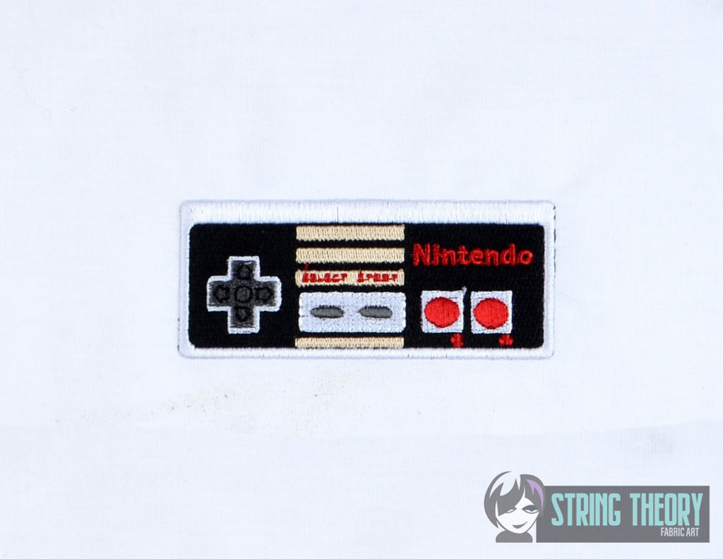 80s Game Controller – String Theory Fabric Art