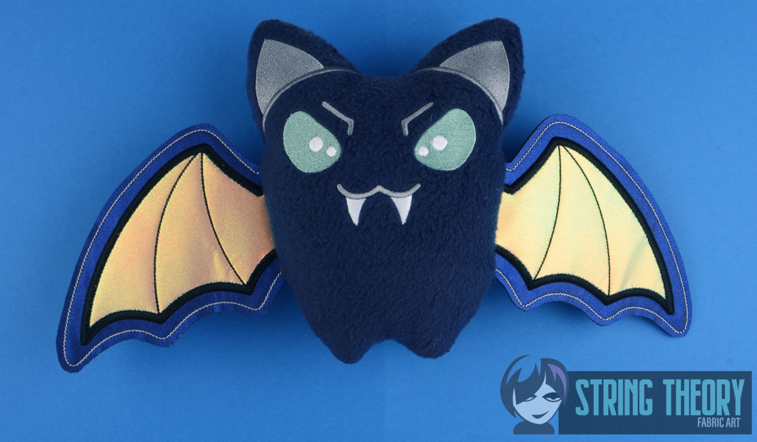 Chibi Vamp Bat Stuffie – String Theory Fabric Art