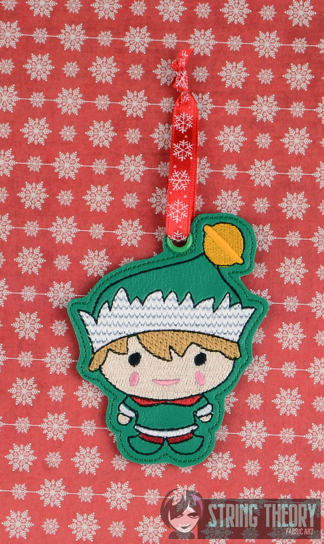 Chibi Elf – String Theory Fabric Art