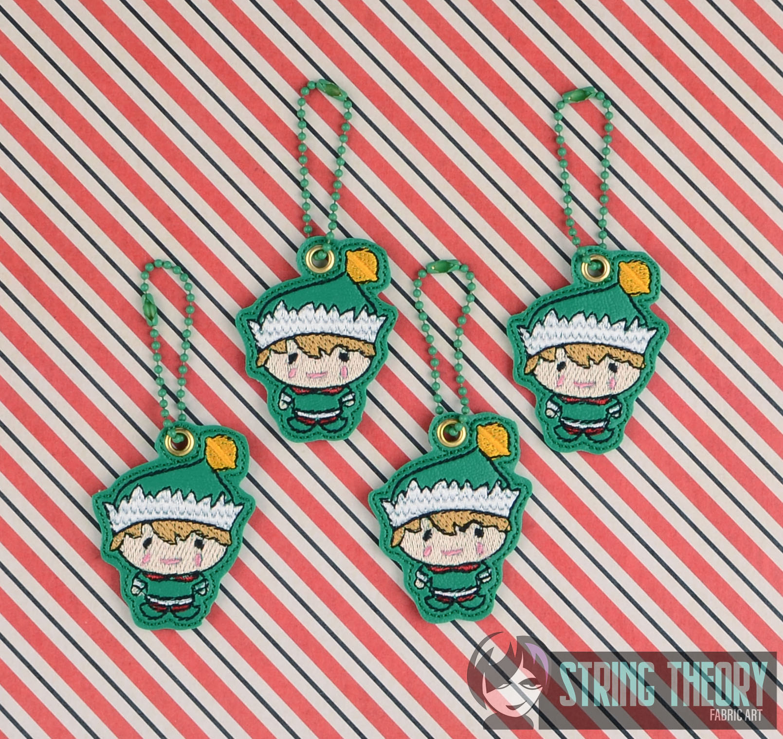 Chibi Elf – String Theory Fabric Art