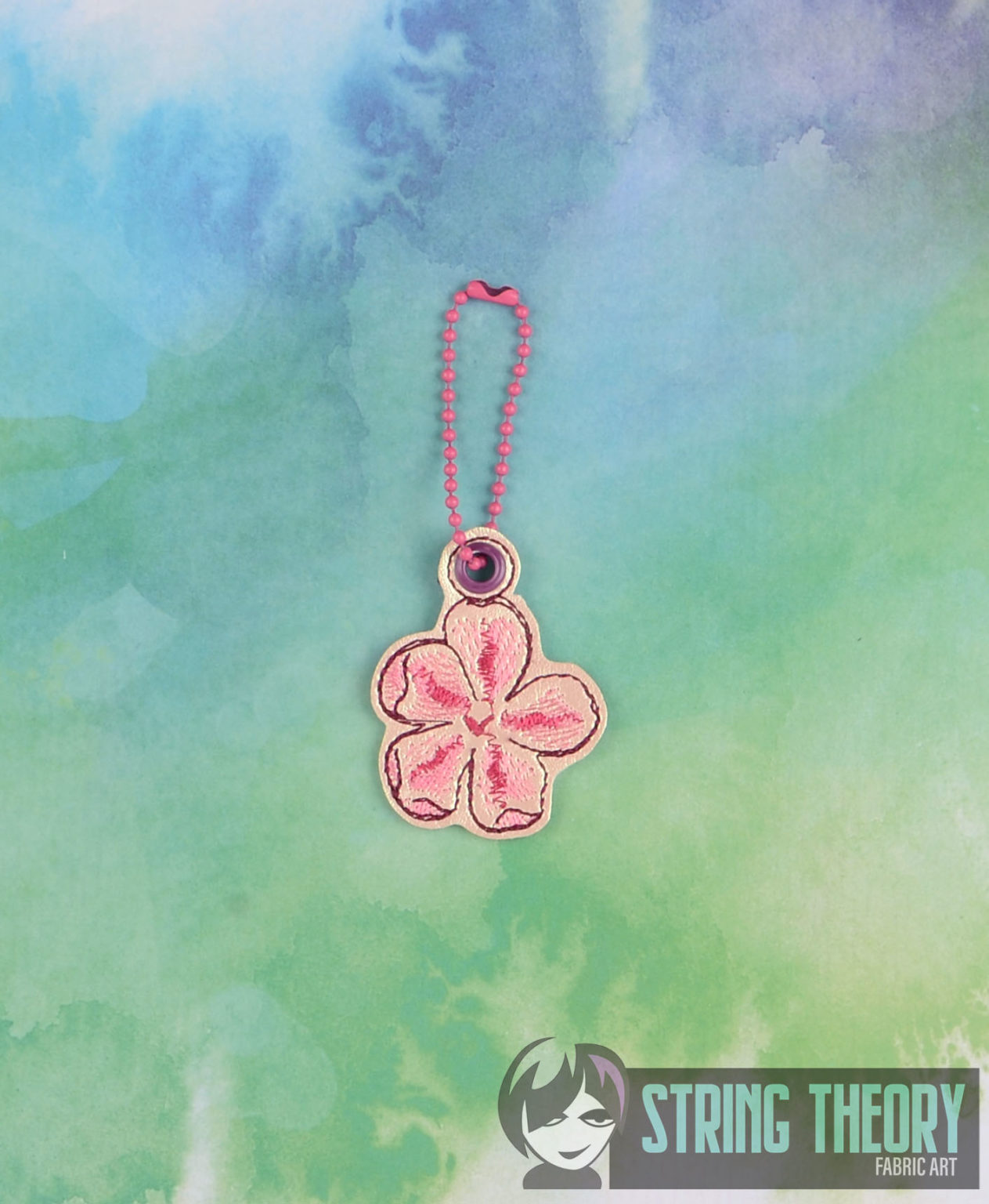 Cherry Blossom – String Theory Fabric Art