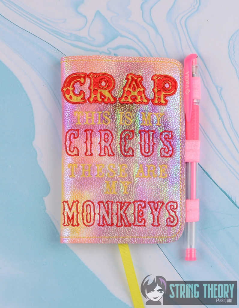 Crap! This is My Circus, These Are My Monkeys! – String Theory Fabric Art