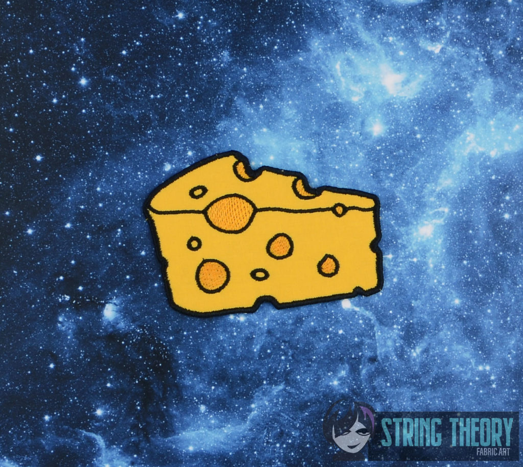Hunk of Cheese – String Theory Fabric Art