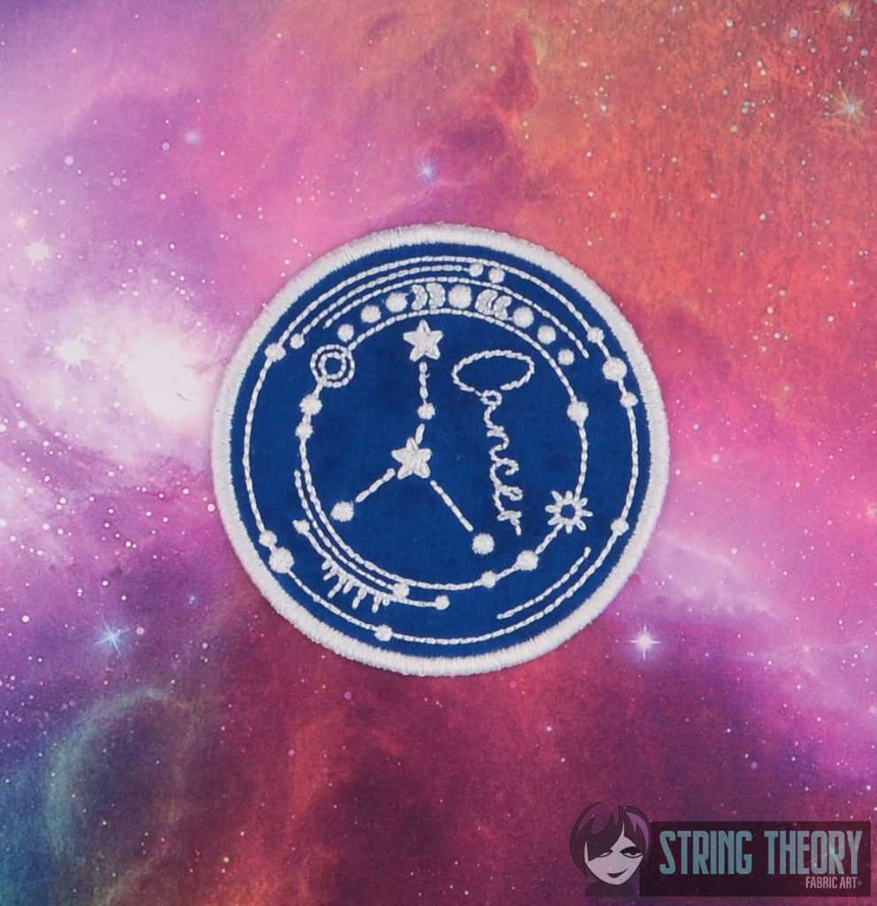 Cancer Constellation – String Theory Fabric Art