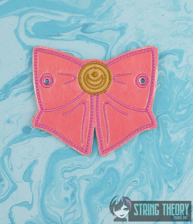 Japanese School Girl Hero Bow – String Theory Fabric Art