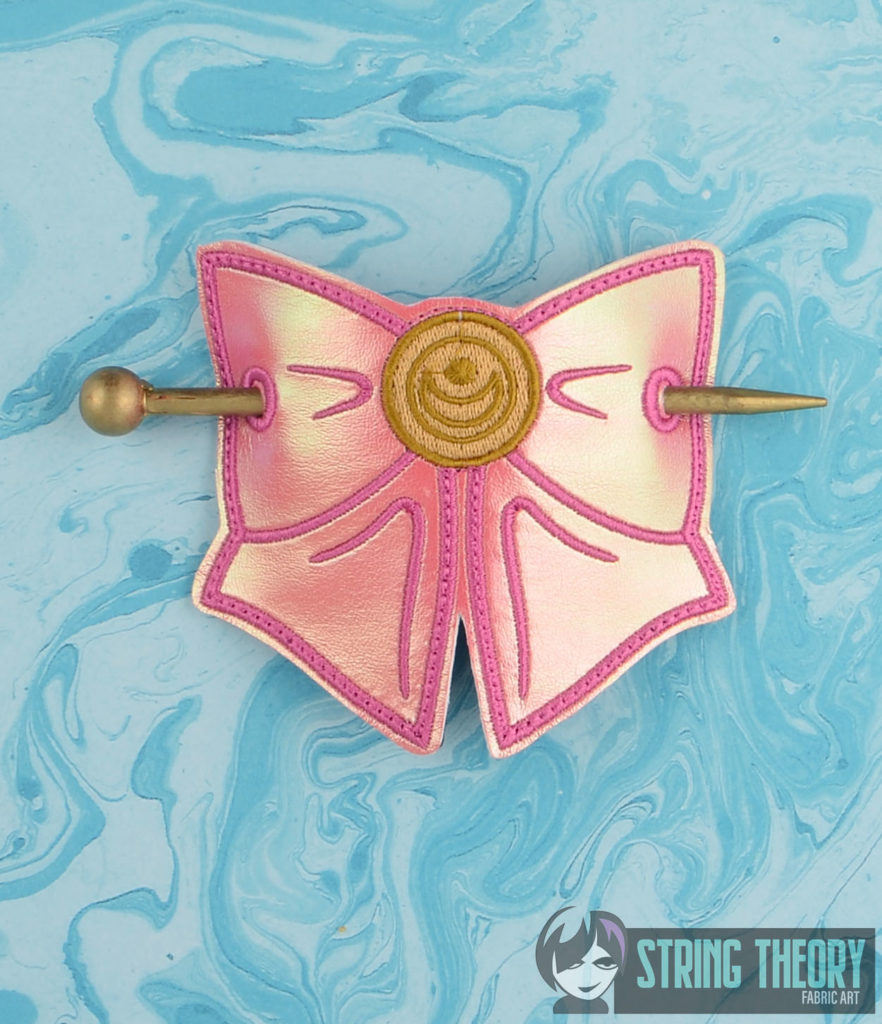Japanese School Girl Hero Bow – String Theory Fabric Art