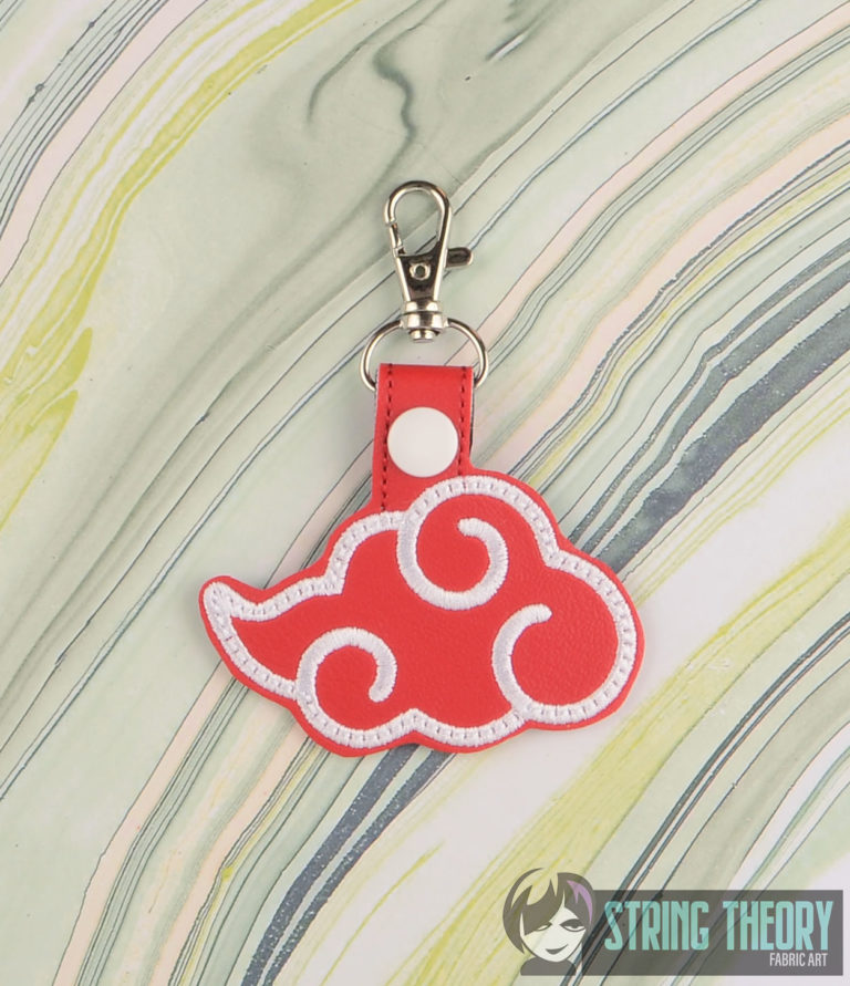 Naruto Akatsuki Cloud – String Theory Fabric Art