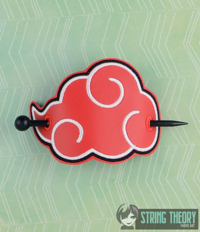 Naruto Akatsuki Cloud – String Theory Fabric Art
