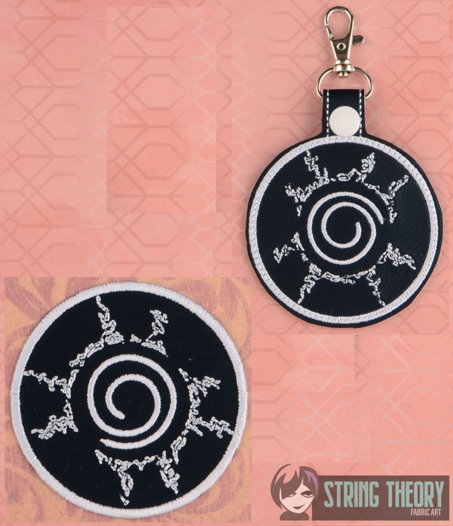 Naruto 8 Trigrams Seal – String Theory Fabric Art