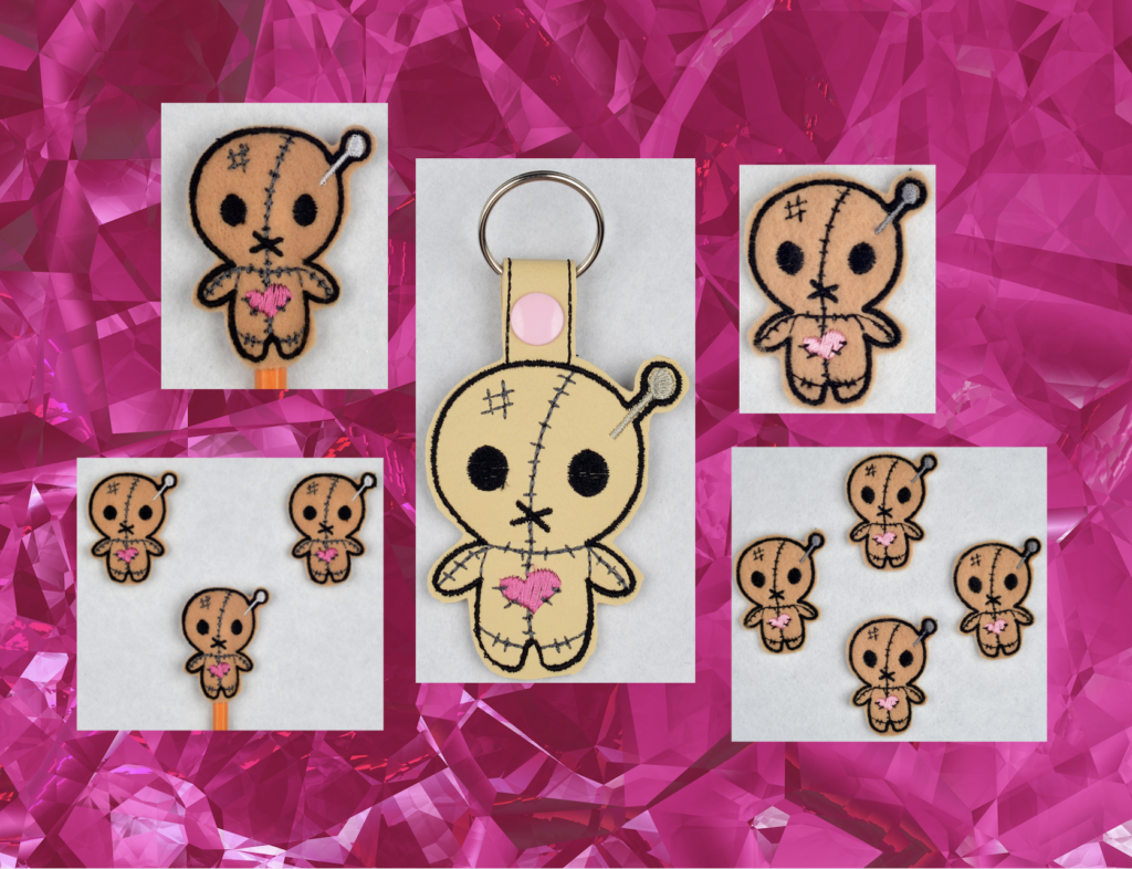 Chibi VooDoo Doll – String Theory Fabric Art