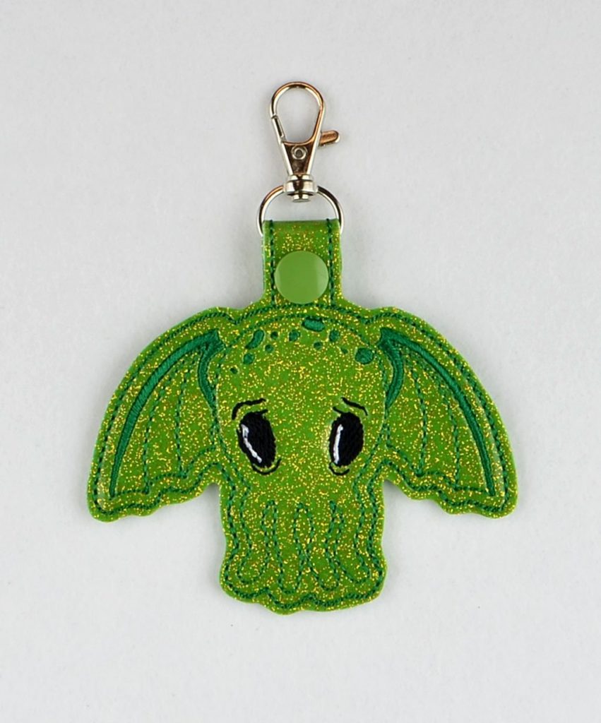 Chibi Cthulhu – String Theory Fabric Art