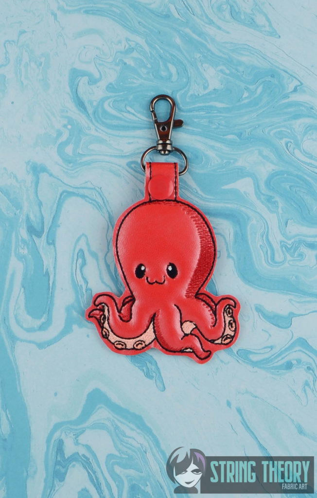 Chibi Octopus – String Theory Fabric Art