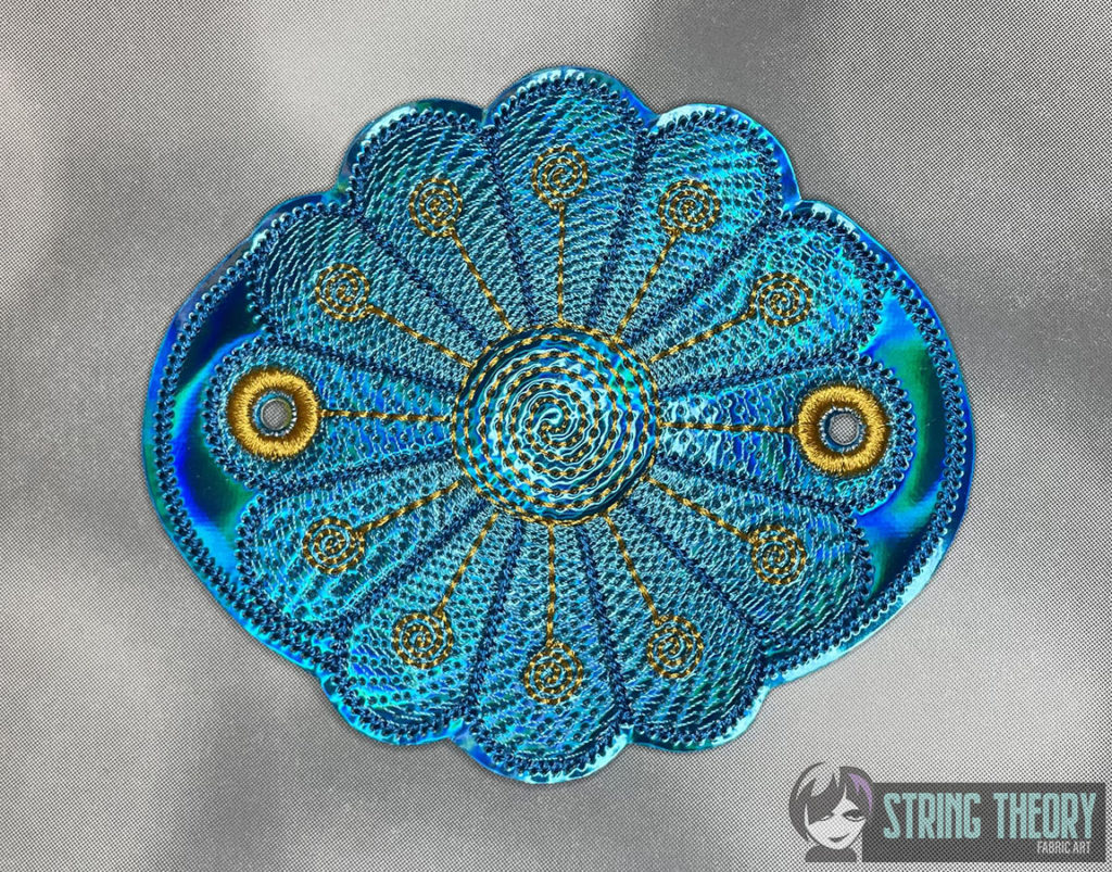 Flower Bomb Flowers Bun Cover – String Theory Fabric Art