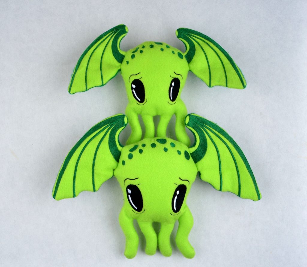Chibi Cthulhu Stuffie – String Theory Fabric Art