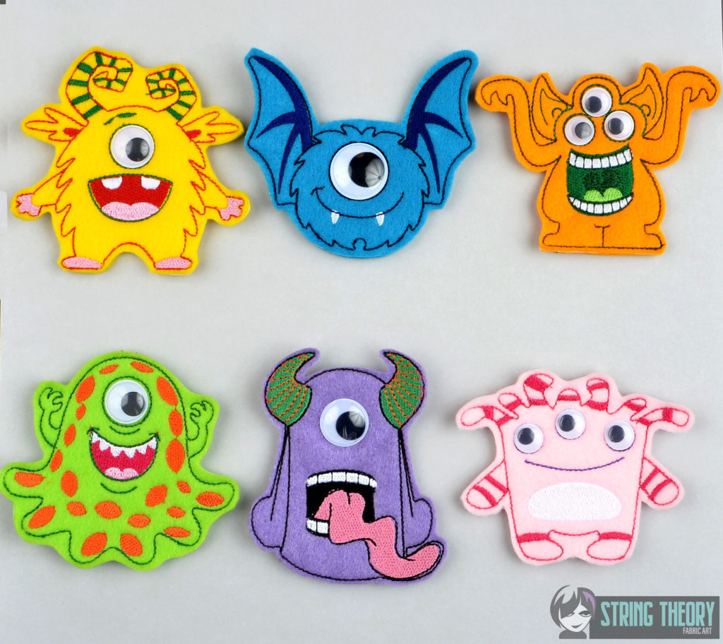 Googly Eye Monster Sets – String Theory Fabric Art
