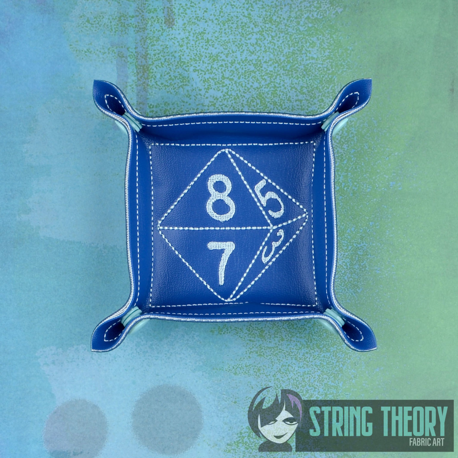 RPG Dice Portable Dice Trays – String Theory Fabric Art