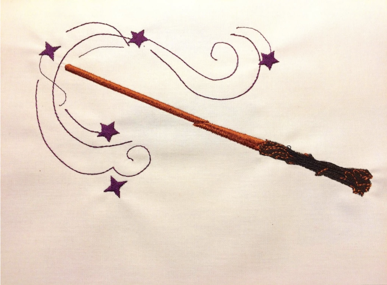 Spell Academy – Magic Wands – String Theory Fabric Art