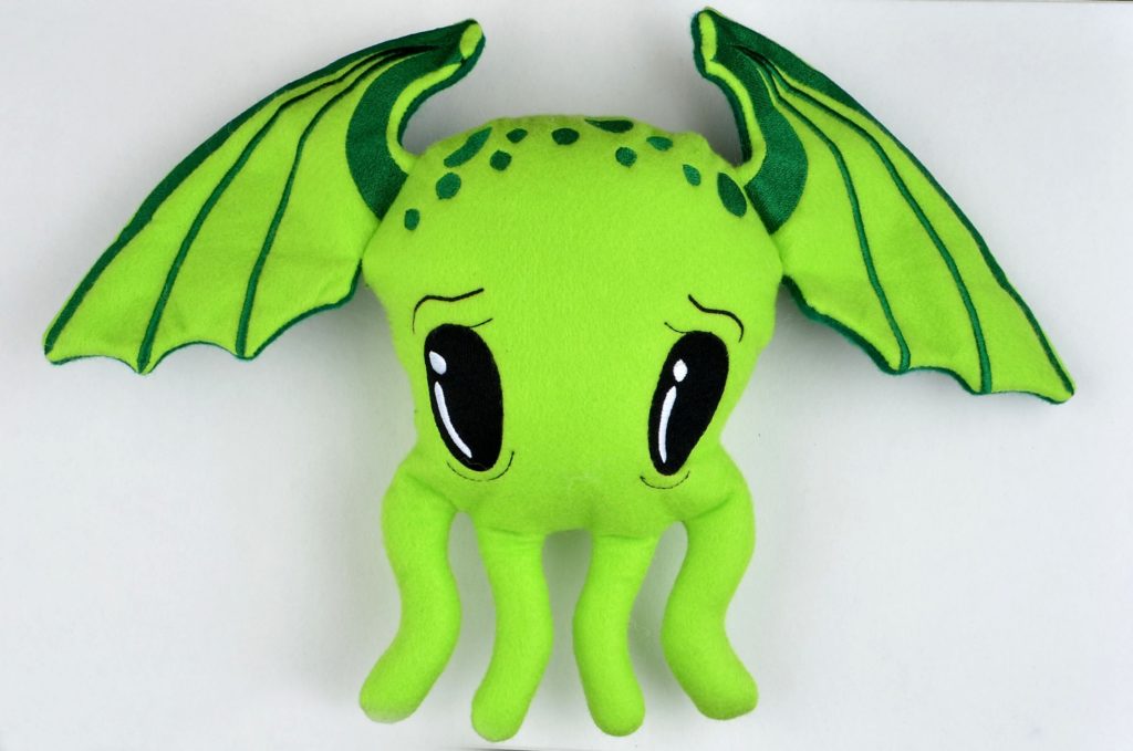 Chibi Cthulhu Stuffie – String Theory Fabric Art