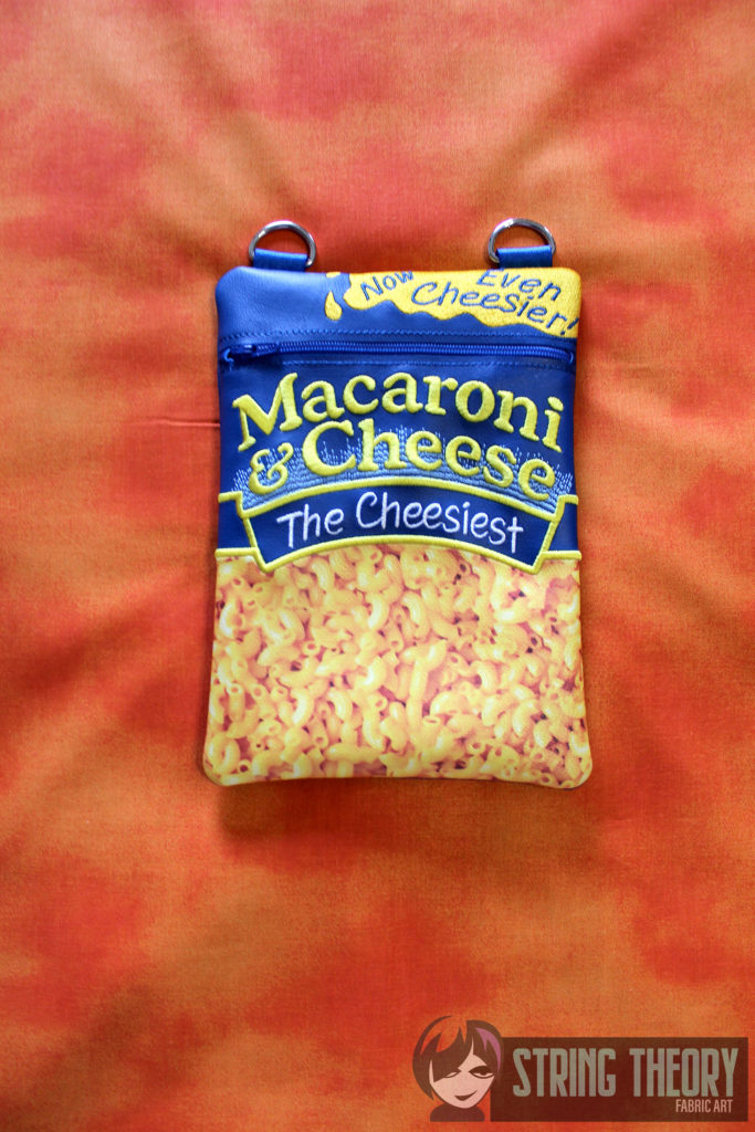 Macaroni & Cheese Fully Lined Zip Bag – String Theory Fabric Art