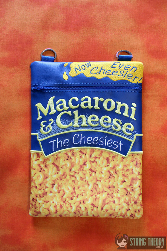 Macaroni & Cheese Fully Lined Zip Bag – String Theory Fabric Art