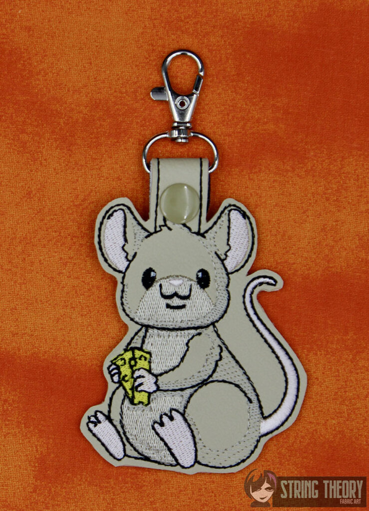 Chibi Rat – String Theory Fabric Art