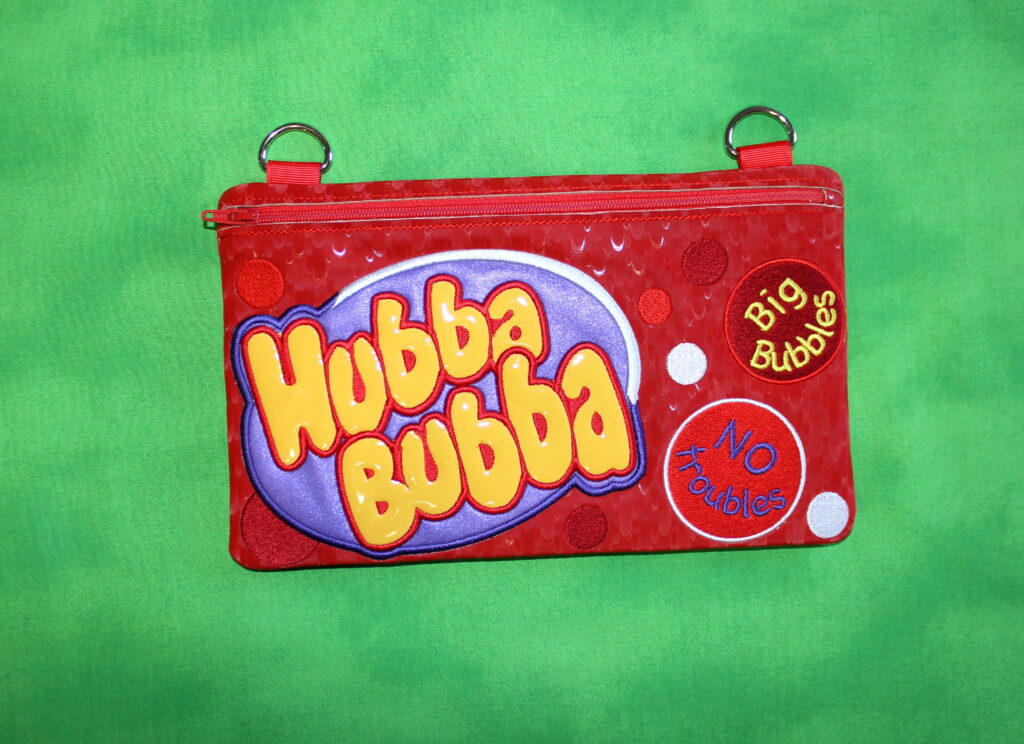 Bubble Gum Fully Lined Zip Bag – String Theory Fabric Art